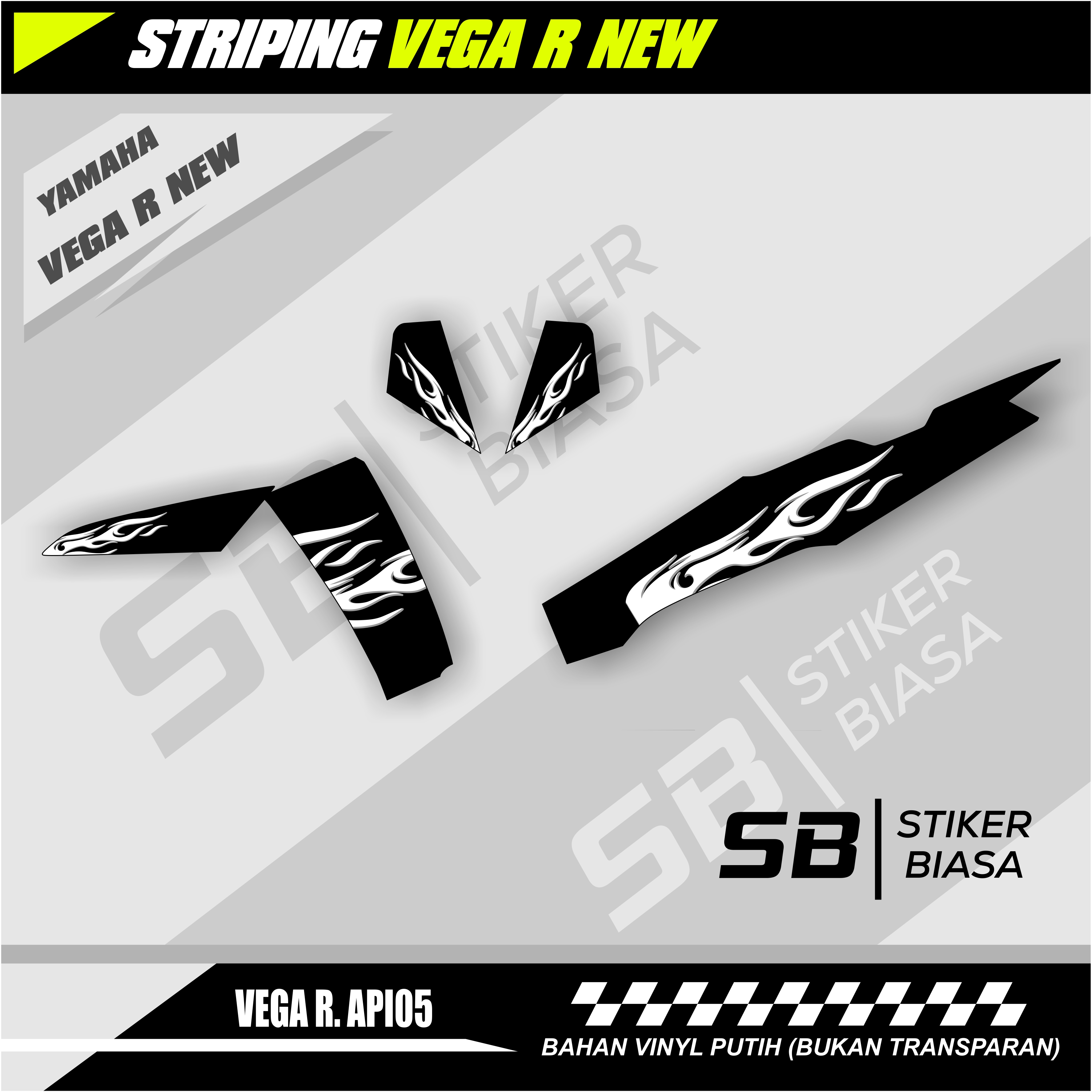 striping api viral motor yamaha vega r newww | striping yamaha vega r ...