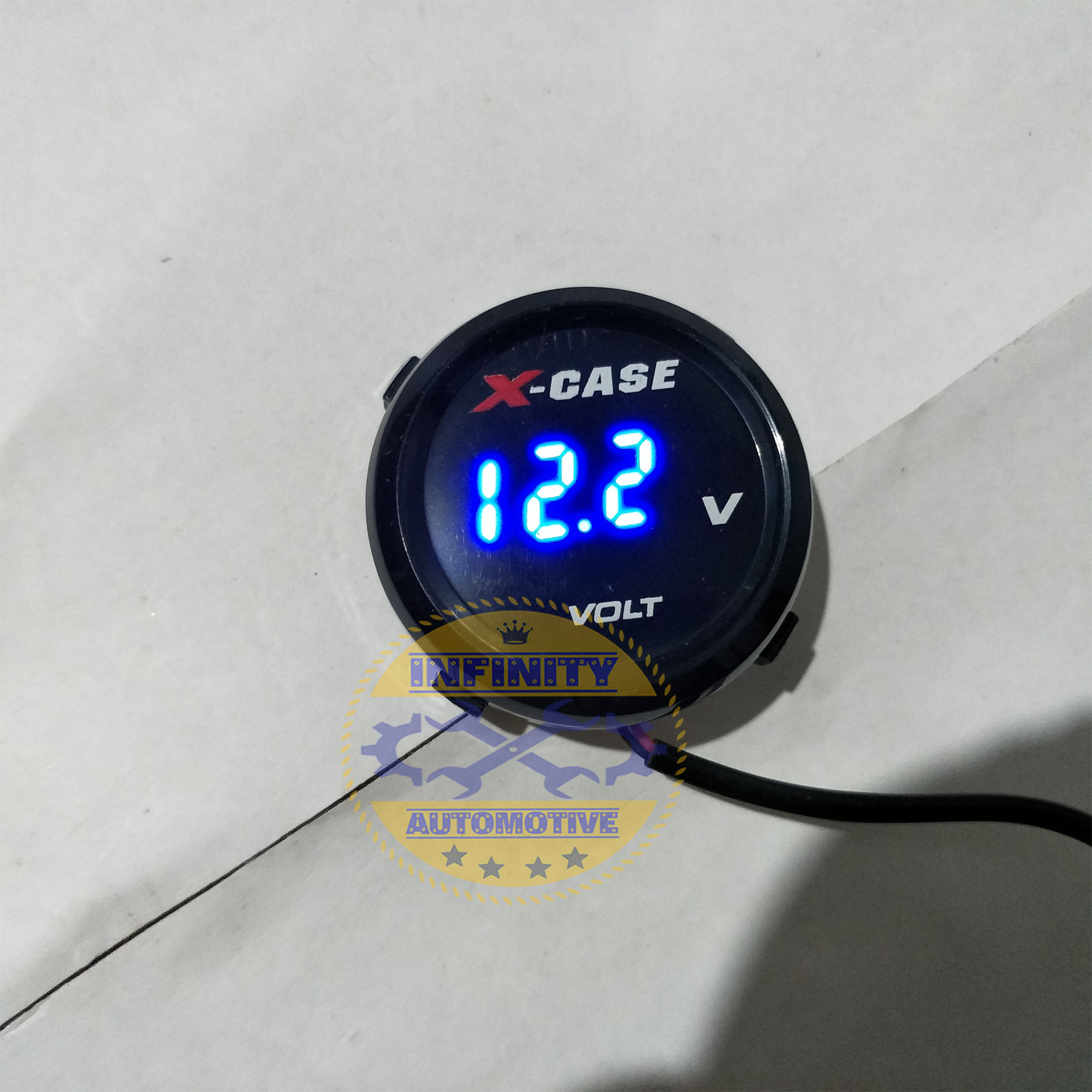 VOLT METER AKI MOTOR LED DIGITAL MODEL KOSO BULAT SLIM UNIVERSAL ...