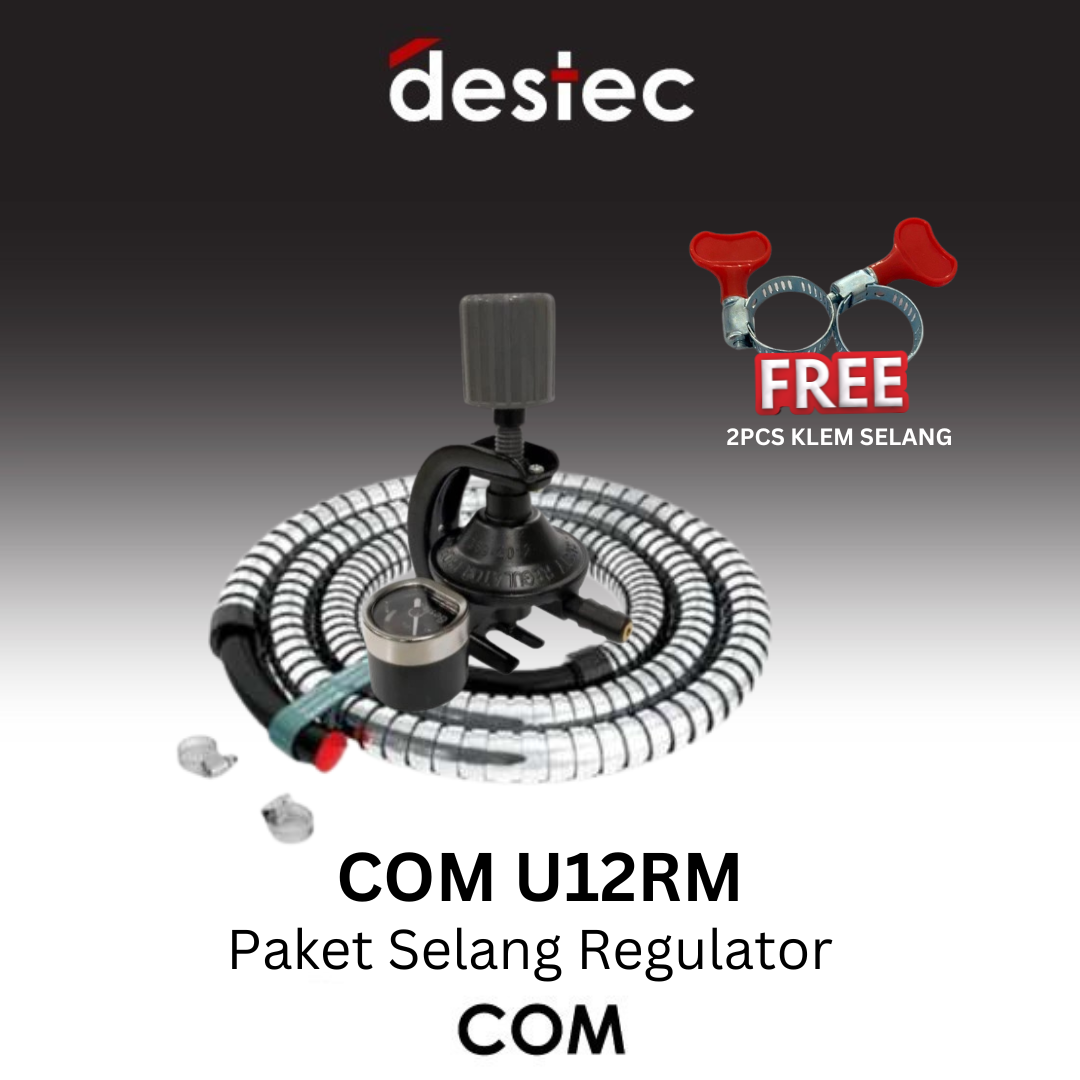 Destec Paket Selang Gas + Regulator Meter & Non Meter (COM-U12RMS ...