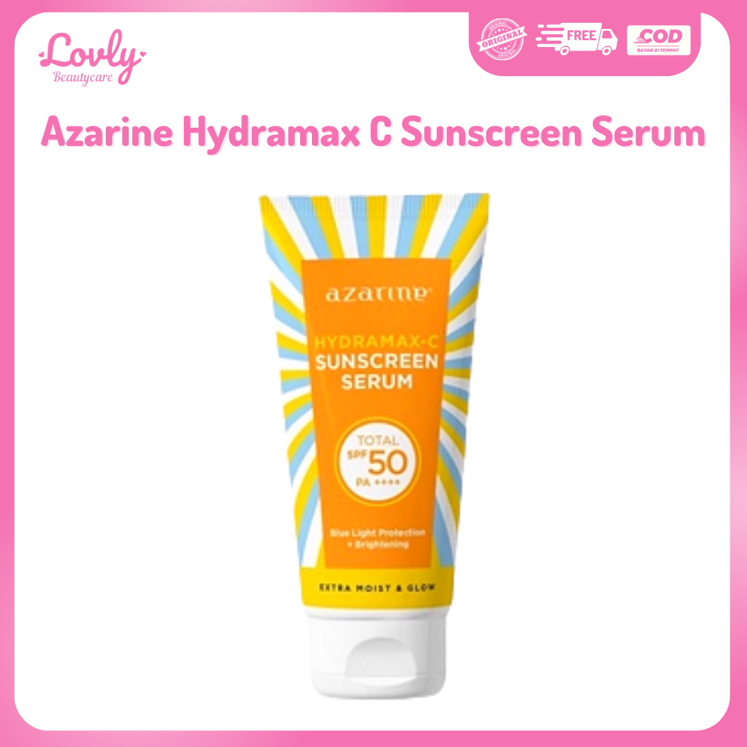 AZARINE Hydramax-C Sunscreen Serum SPF 50 PA++++ (40ml) Glowing ...