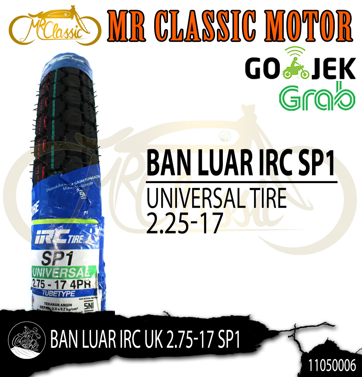 Ban Luar IRC SP1 Ukuran 275 Ring 17 | Lazada Indonesia