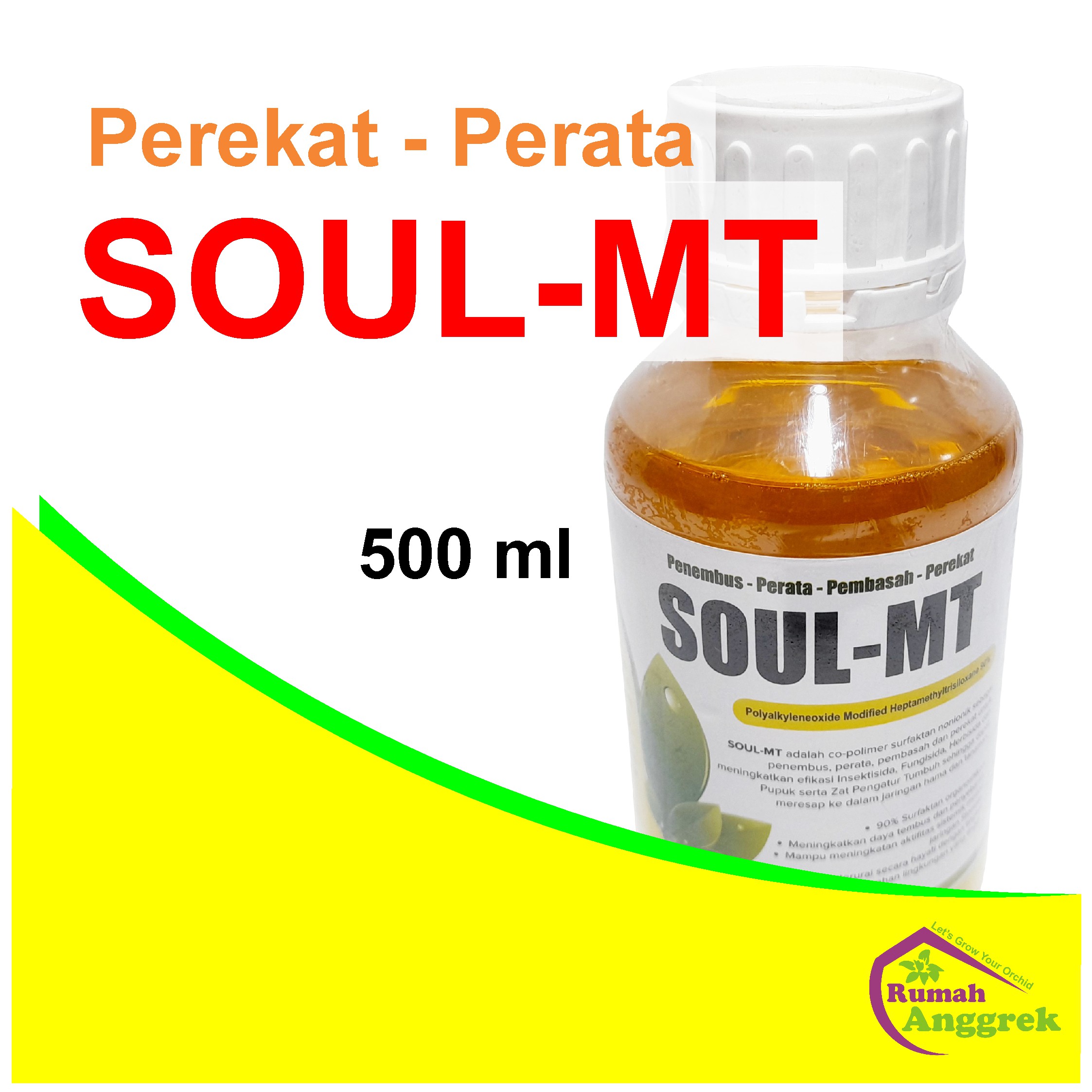 SOUL-MT 500 ml perekat perata agrister obat hama ulat anggrek insek ...