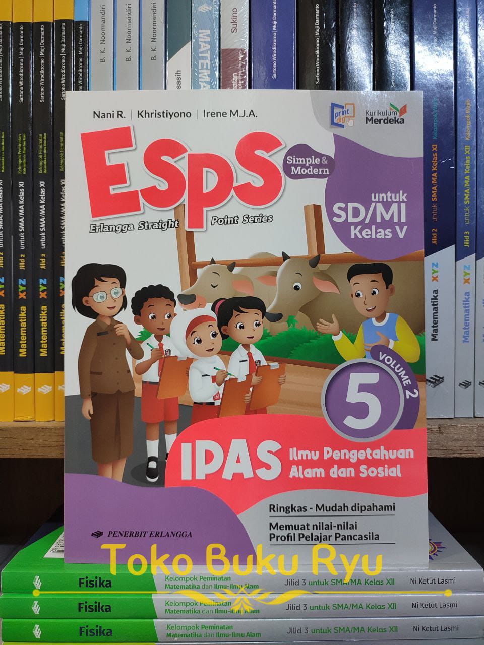 Buku ESPS IPAS Volume 2 Kelas 5 SD Kurikulum Merdeka Erlangga | Lazada Indonesia