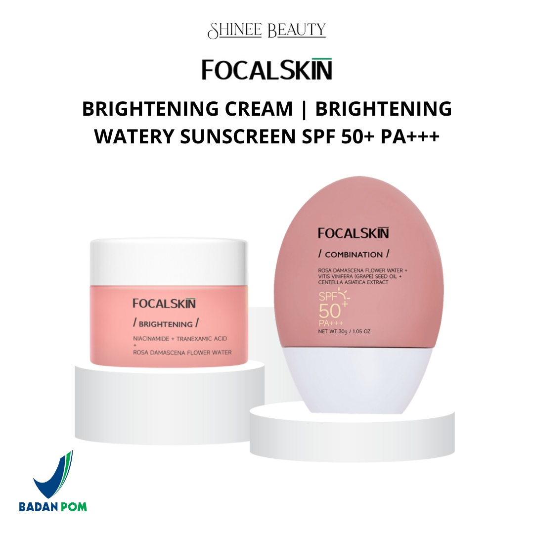 Focalskin Brightening Cream | Brightening Watery Sunscreen SPF 50+ PA ...