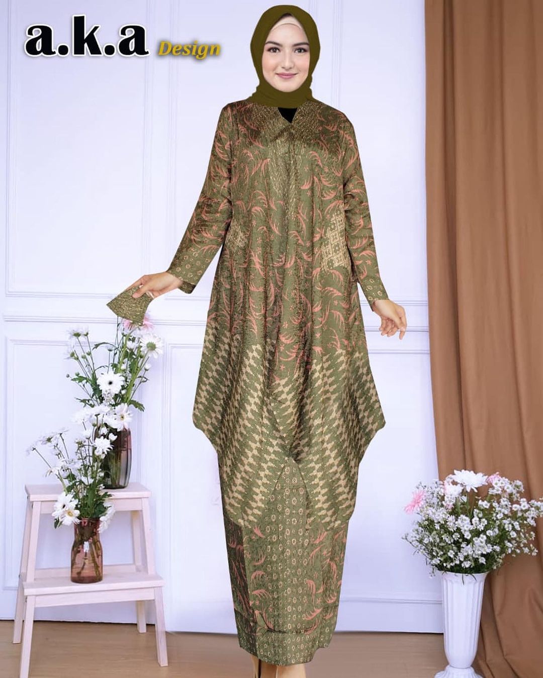 [ COD ] STELAN TUNIK DAN ROK VISCOES SEMI SUTRA A.K A SUPER PREMIUM ...
