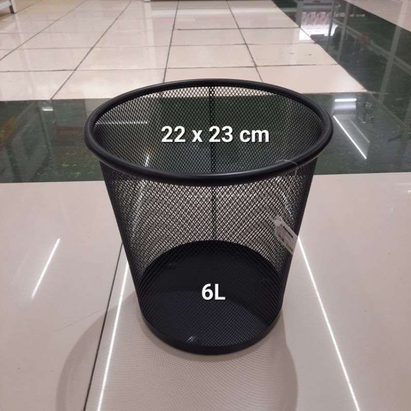 Tempat Sampah Jaring Besi Informa | Tempat Sampah Besi Hitam Tebal Kuat ...