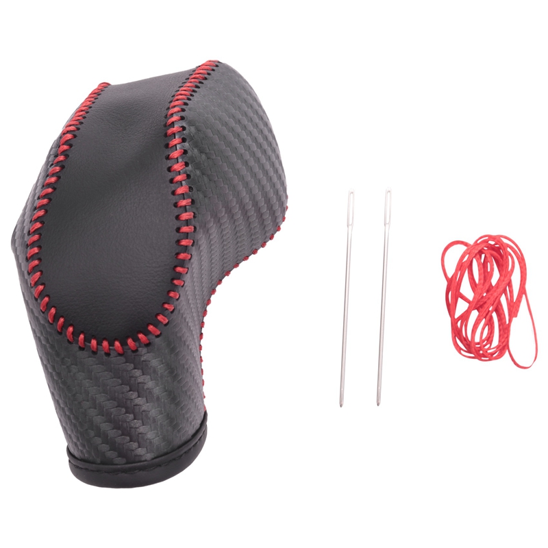 Car PU Carbon Look Gear Shift Knob Cover for Ford EcoSport Escape ...