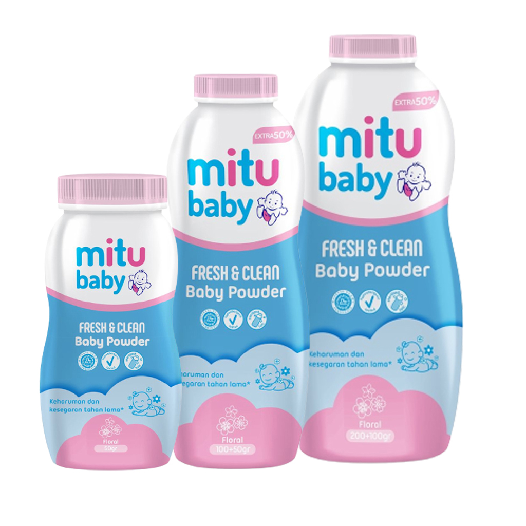 Mitu Baby Fresh & Clean Baby Powder BY AlwaysLucky | Lazada Indonesia