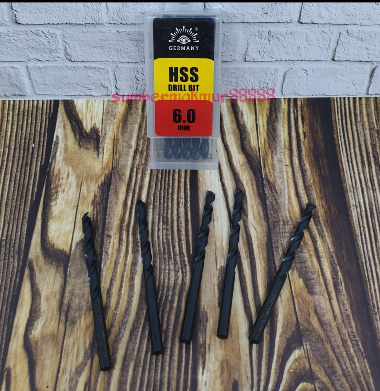 mata bor besi 6 mm merk tjap mata / mata bor besi / mata bor / mata bor ...