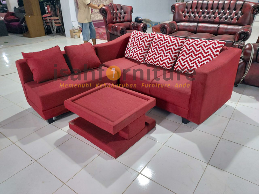 Sofa L Minimalis Modern / Sofa Ruang Tamu / Sofa Letter L / Sofa L ...