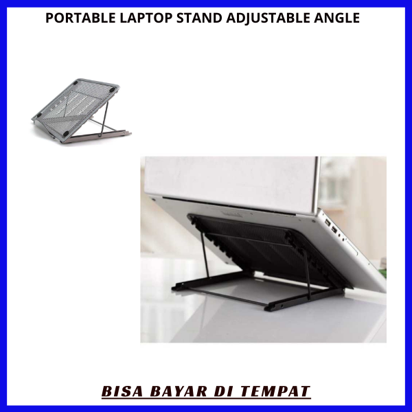 BISA COD / Portable Laptop Stand Adjustable Angle - IV012 / Portable ...