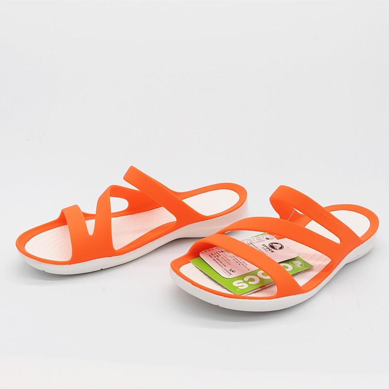 Croc Swiftwater / Croc jepit / Sandal Croc/ Croc Wanita 203998 | Lazada ...