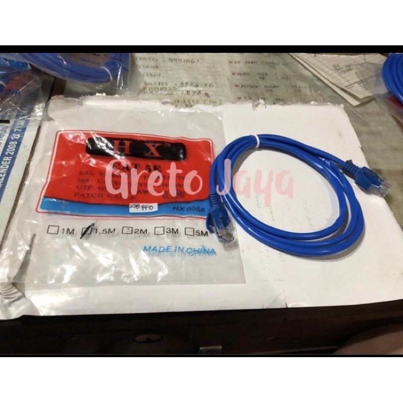 ( 1.5m ) Kabel LAN Line Komputer Computer Patch Cable 1.5 Meter UTP Len ...