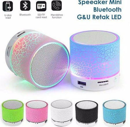 Promo!!! Speaker Aktif Bluetooth LED mini DJ10 Music Box Speker ...