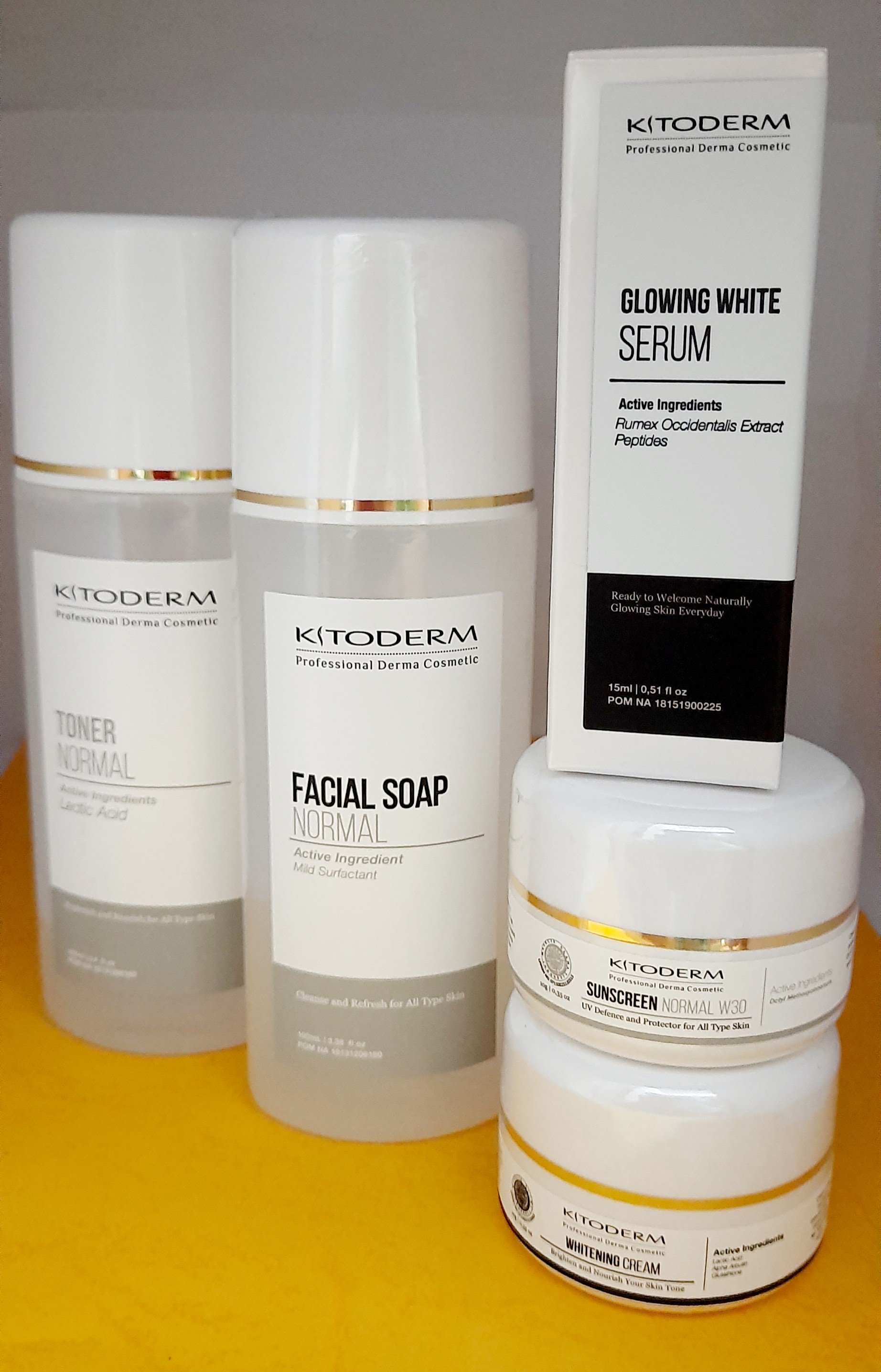 PAKET WHITENING NORMAL PLUS SERUM KITODERM ORIGINAL | Lazada Indonesia