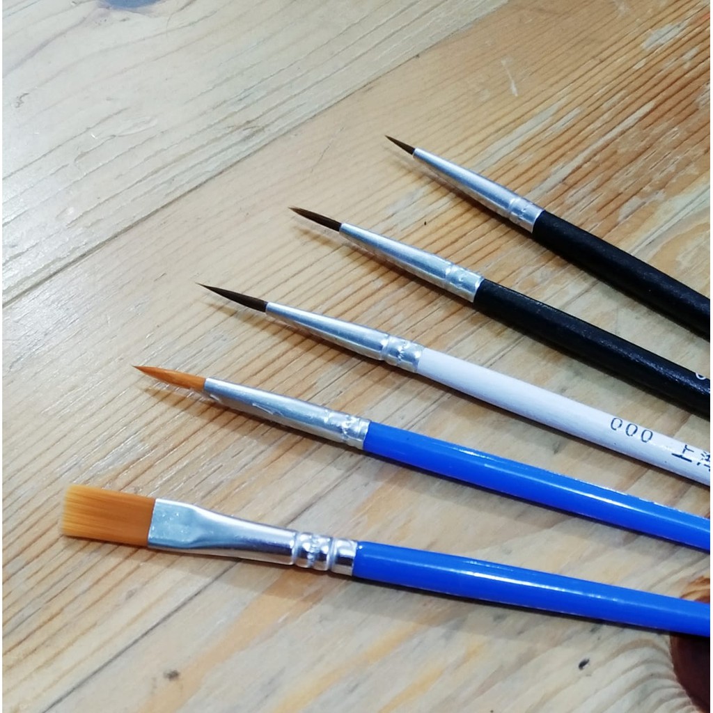 kuas lukis satuan berkualitas | Lazada Indonesia