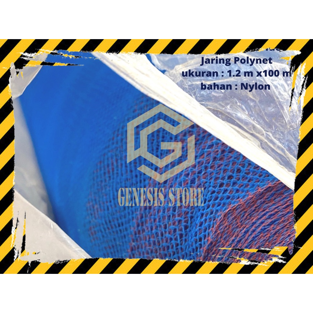 JARING POLYNET BIRU PENGAMAN BANGUNAN KONTRUKSI 1 ROLL MURAH | Lazada ...