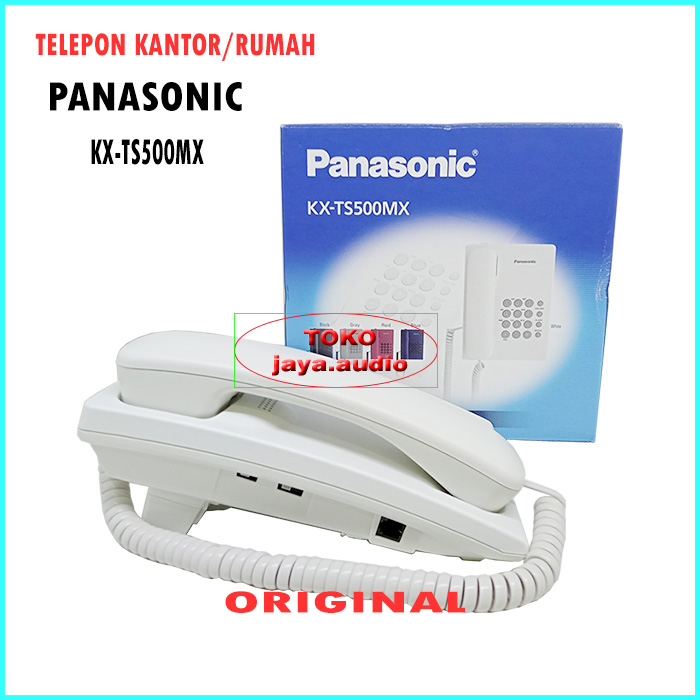 Telephone Single Line Panasonic KX-TS500MX - Telepon Kantor / Rumah ...