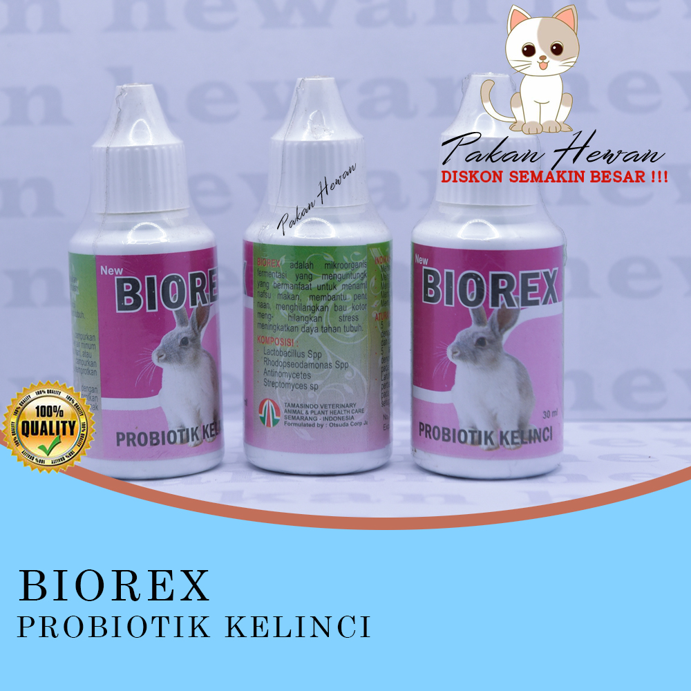 Bio Rex Probiotik Rabbit vitamin kelinci 30 ml | Lazada Indonesia