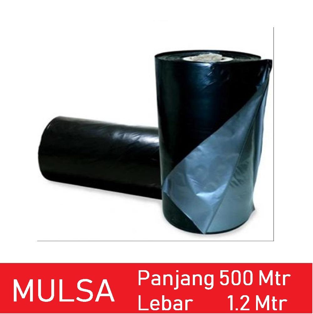 Plastik Mulsa Hitam Perak Panjang 500 Meter Lebar 120 Cm | Lazada Indonesia