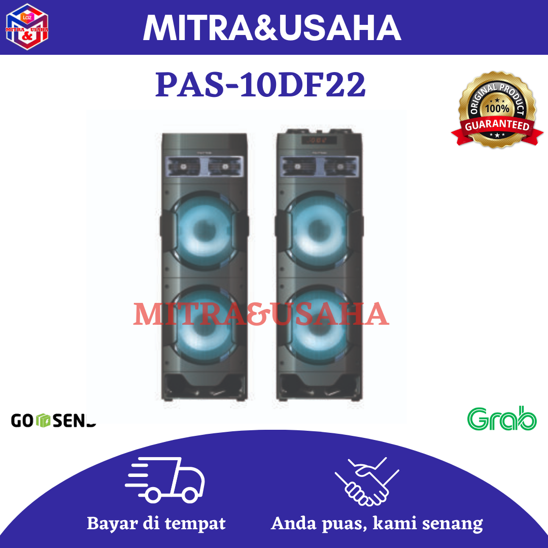 Polytron Pas 10df22 Speaker Aktif Bluetooth Fm Radio Usb Bergaransi