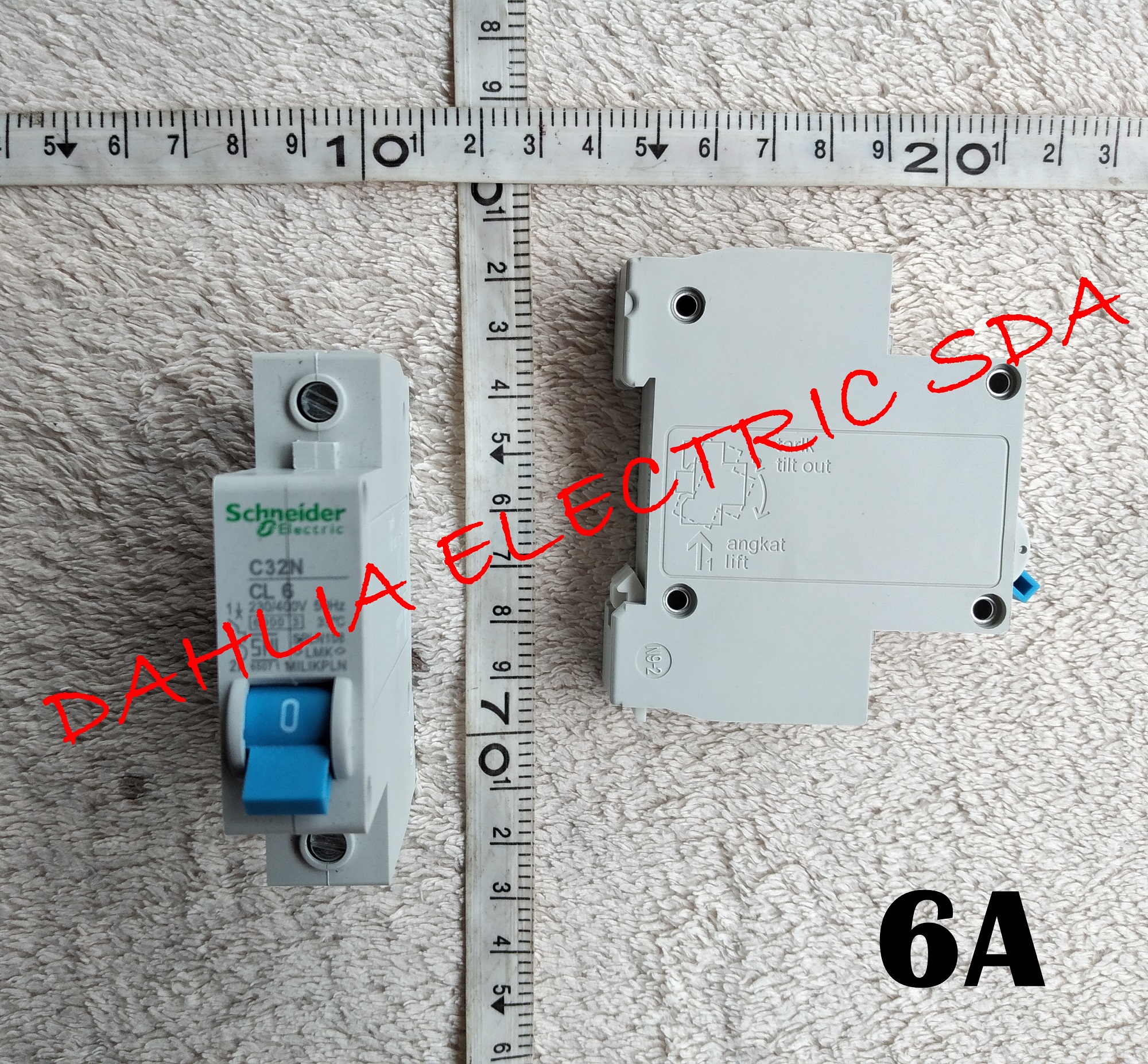 MCB 6A SCHNEIDER BIRU | Lazada Indonesia