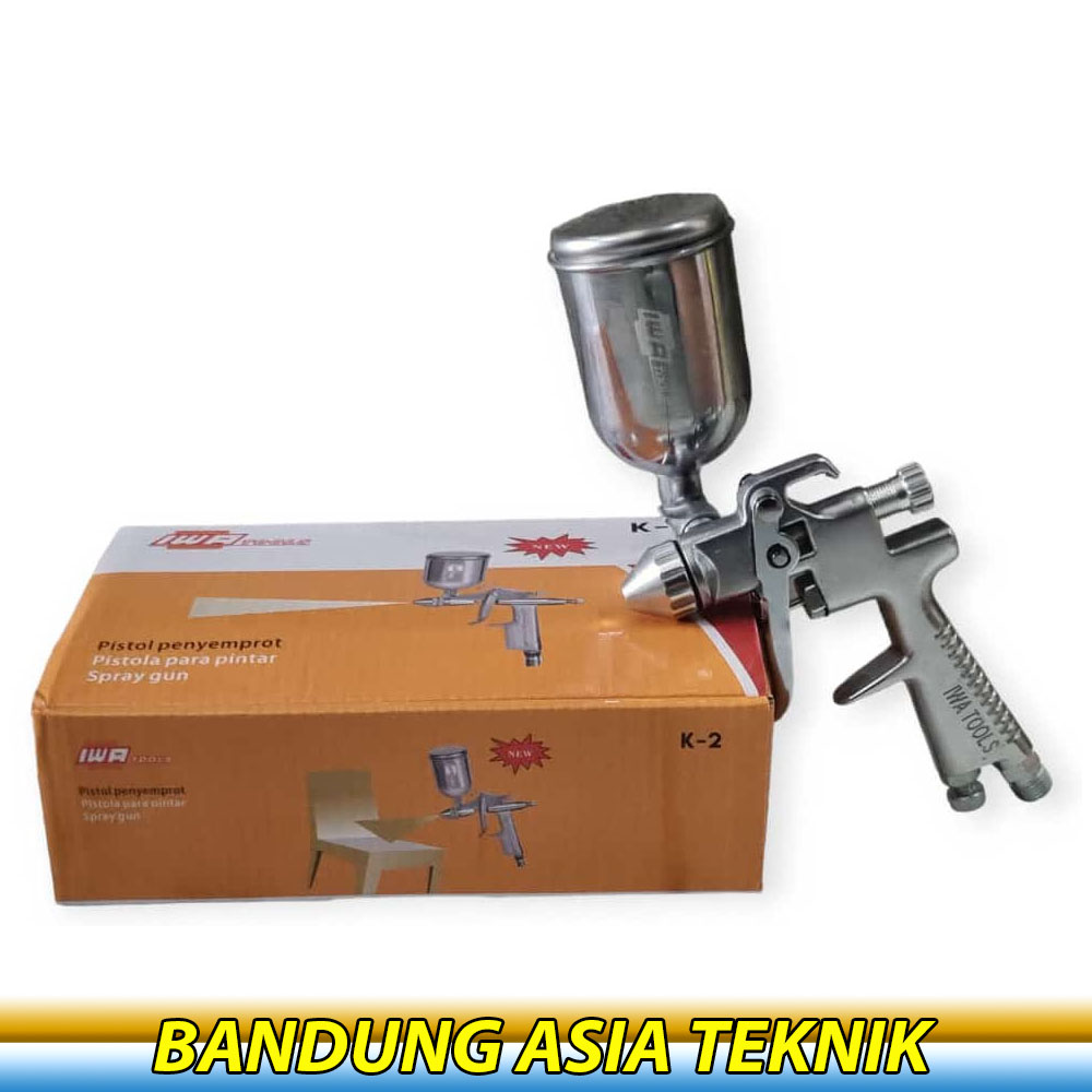 IWA SAGOLA Spray Gun R2 Semprotan Cat R2 Stainless Tabung Atas Kecil ...