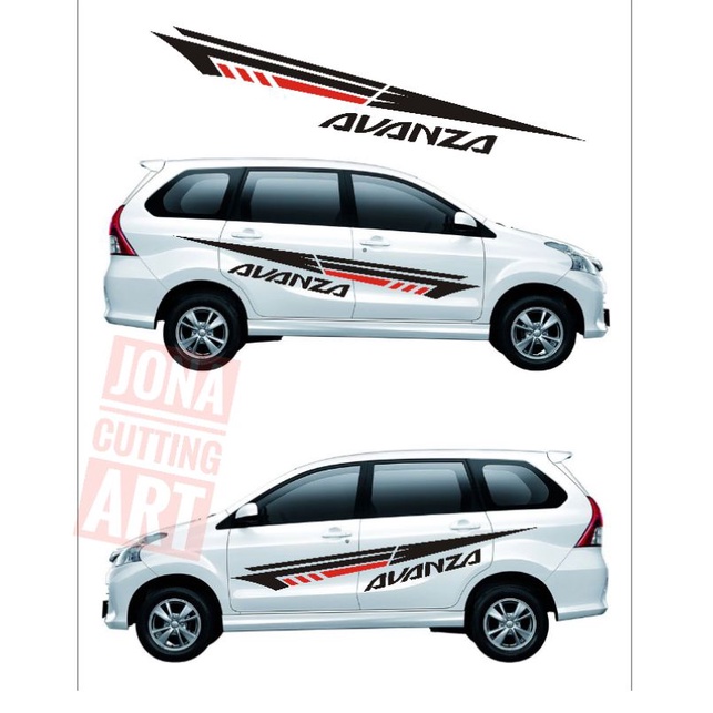 Stiker mobil toyota avanza stiker mobil avanza cutting stiker body ...