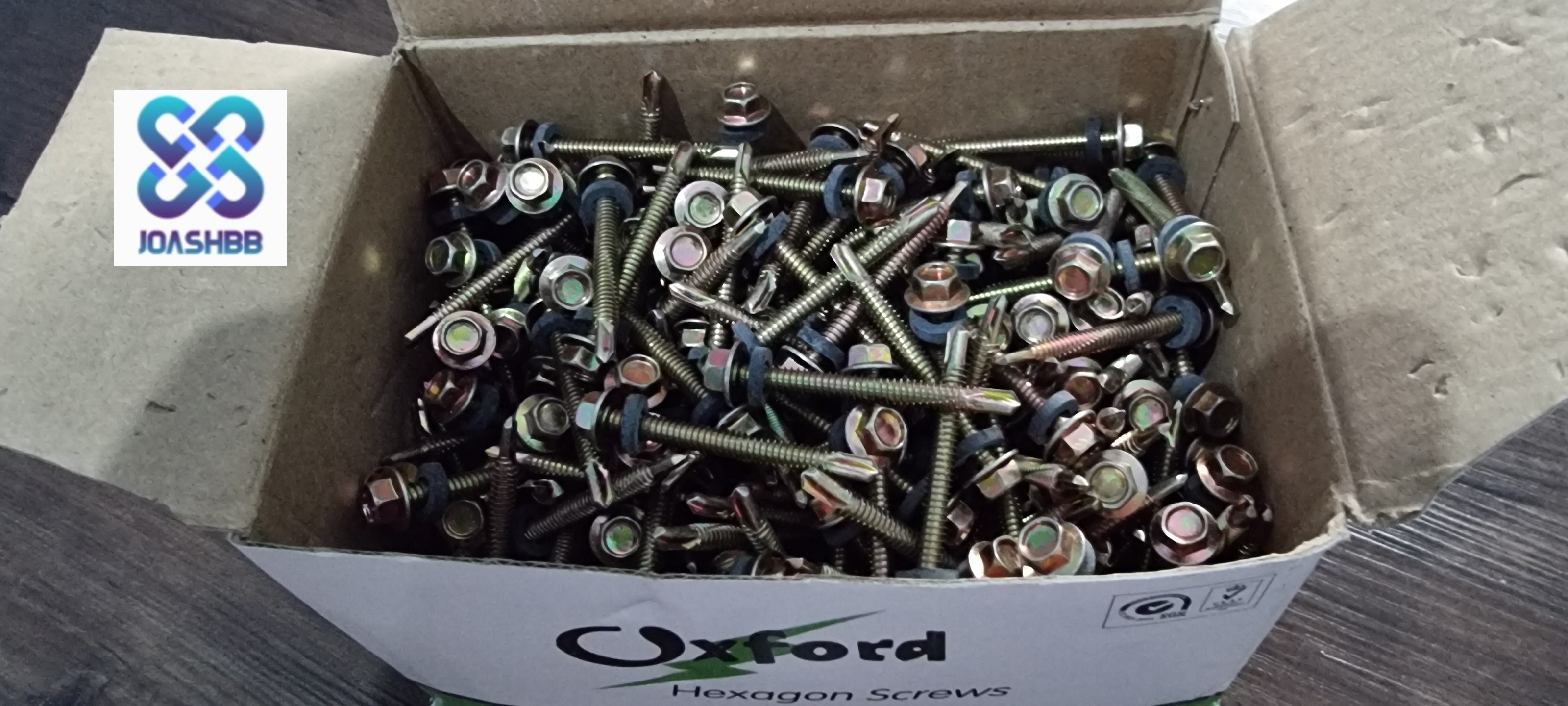 [50 BUAH] Baut Baja Roofing Kuning #12x50mm (5cm) OXFORD / Ruping/ Self ...