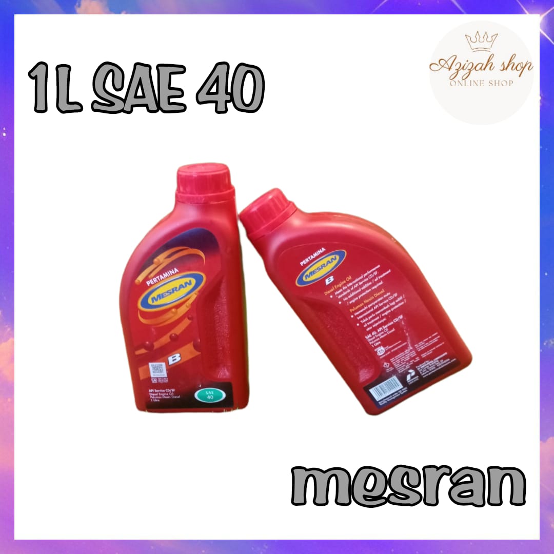 OIL MOTOR OLI MESRAN SAE40 1L SAE 40 OLI PERTAMINA | Lazada Indonesia