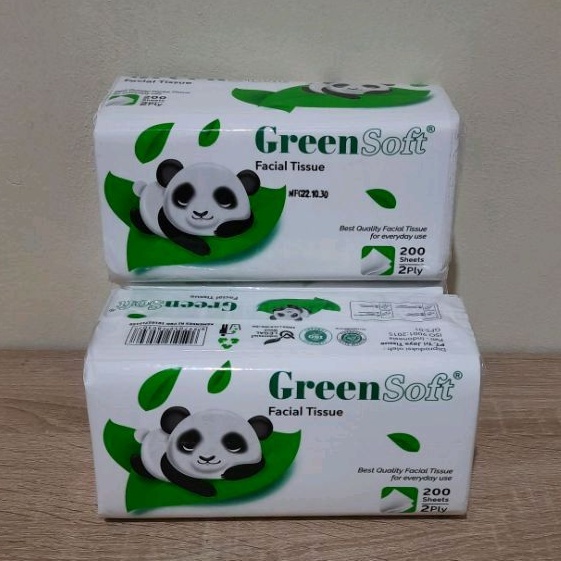 tisu greensoft facial 200 sheet / tisu wajah | Lazada Indonesia