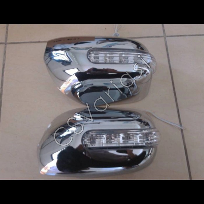 COD cover spion innova lama 2005 2015 lampu LED sein besar chrome ...