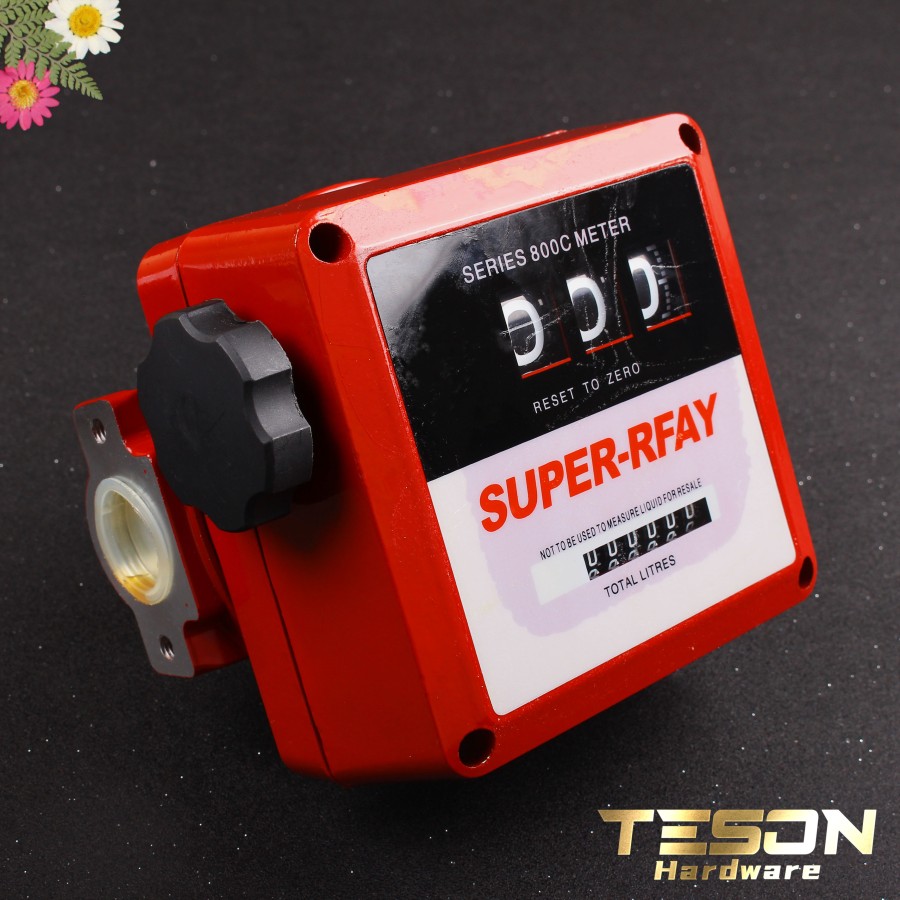 Flow Meter Solar Super-Rfay /Flow Meter Solar 4 Digit 1.5 Inch - 3 ...