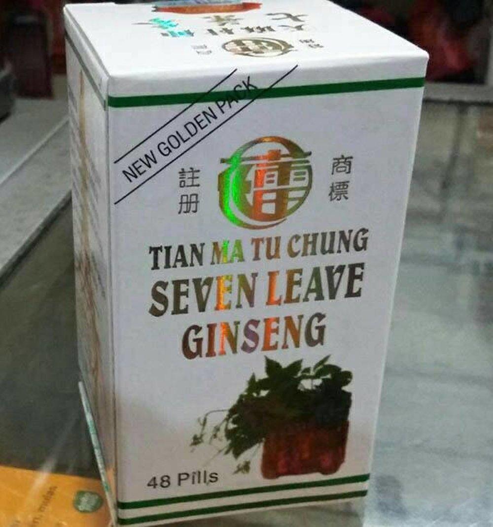 Seven Leave Ginseng Tian Ma Tu Chung Obat Herbal Asam Urat nyeri sendi ...