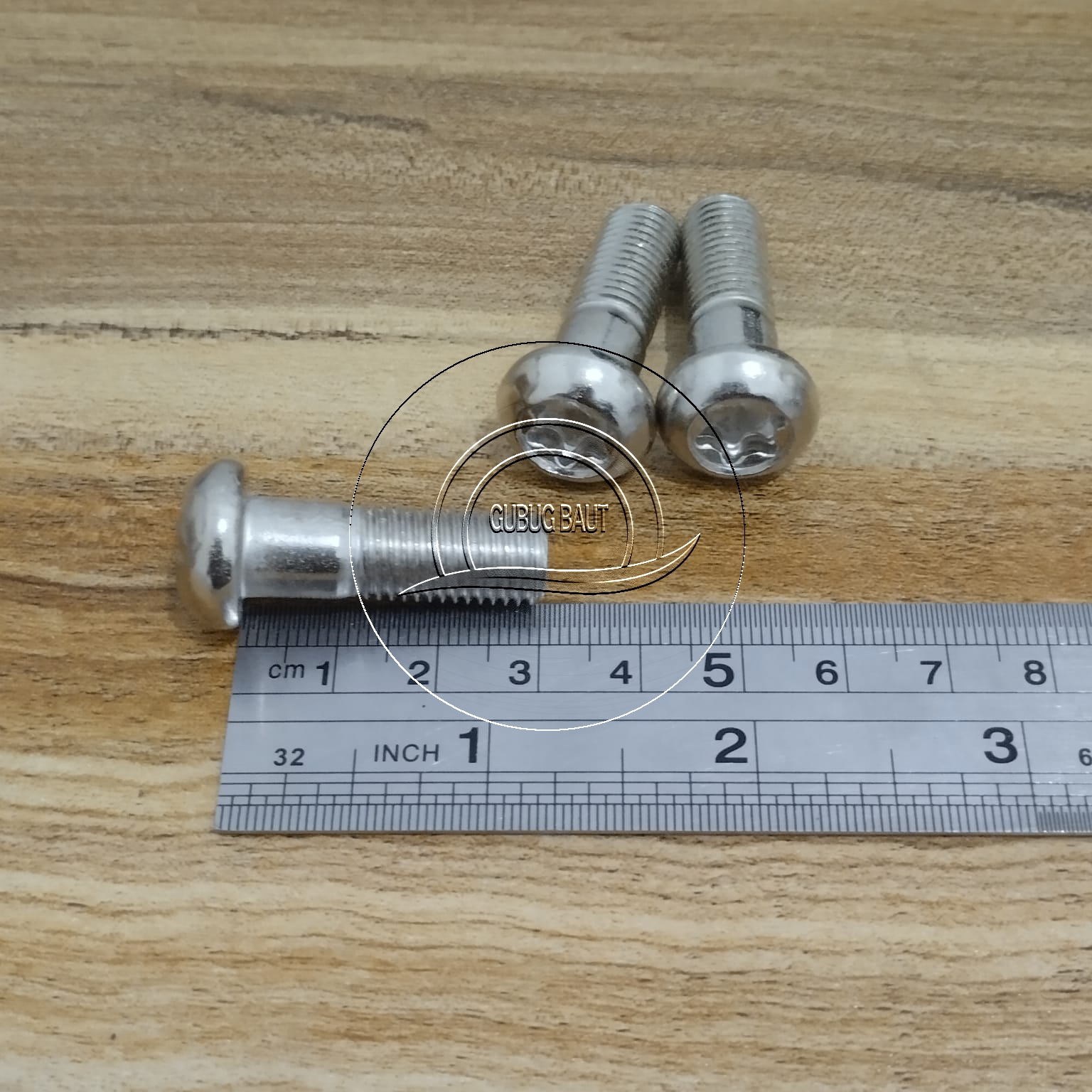 BAUT Bintang M10x30 3cm yamaha CHROME baut 14 cakram Baud Jupiter Vega ...