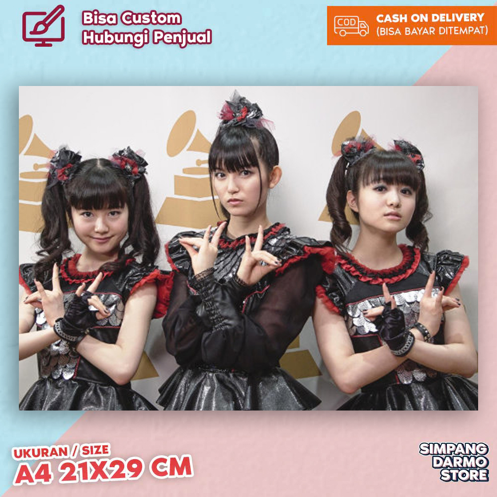 Poster Babymetal / Baby Metal / BM Terbaru Tersedia Berbagai Ukuran A4 ...