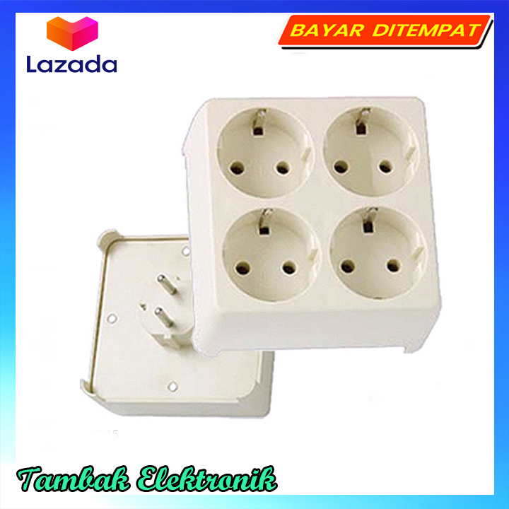 UTICON Colokan 4 in 1 Arde 4 Lubang S-448NA SNI I Colokan Stop Kontak 4 ...