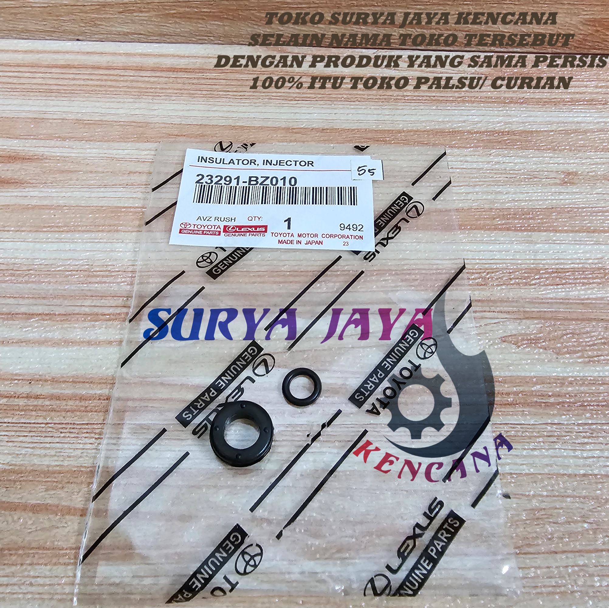 SEAL ORING KARET NOSEL NOZZLE INJEKTOR INJEKSI TOYOTA AVANZA RUSH 1SET ... SEAL ORING KARET NOSEL NOZZLE INJEKTOR INJEKSI TOYOTA AVANZA RUSH 1SET ...