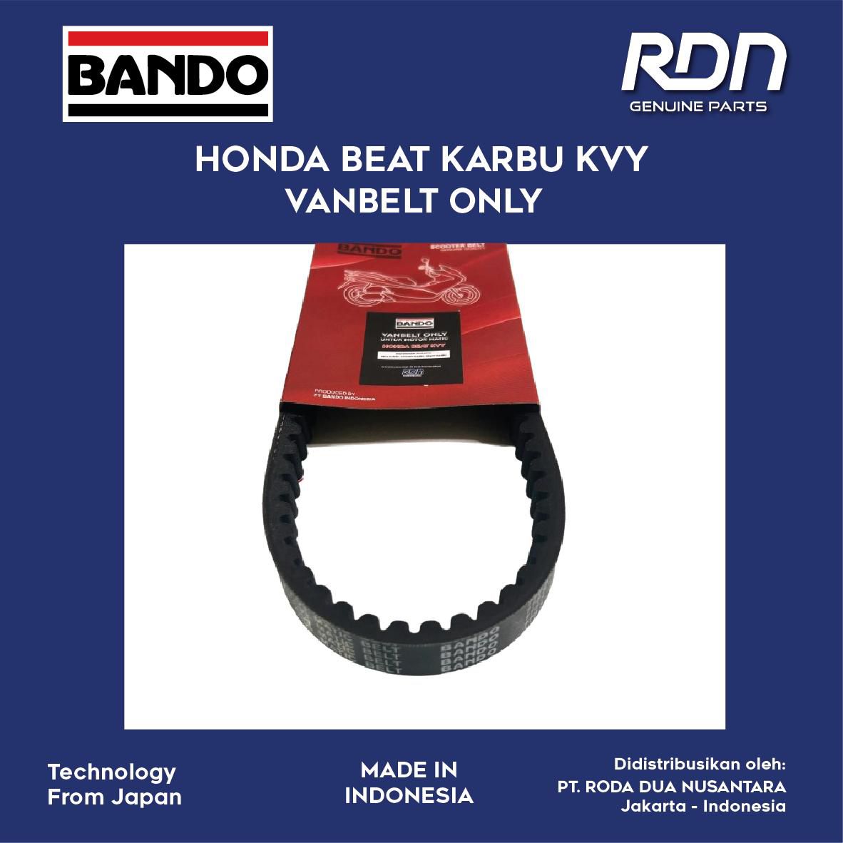 Vanbelt Honda BeAT Karbu KVY Original BANDO | Lazada Indonesia