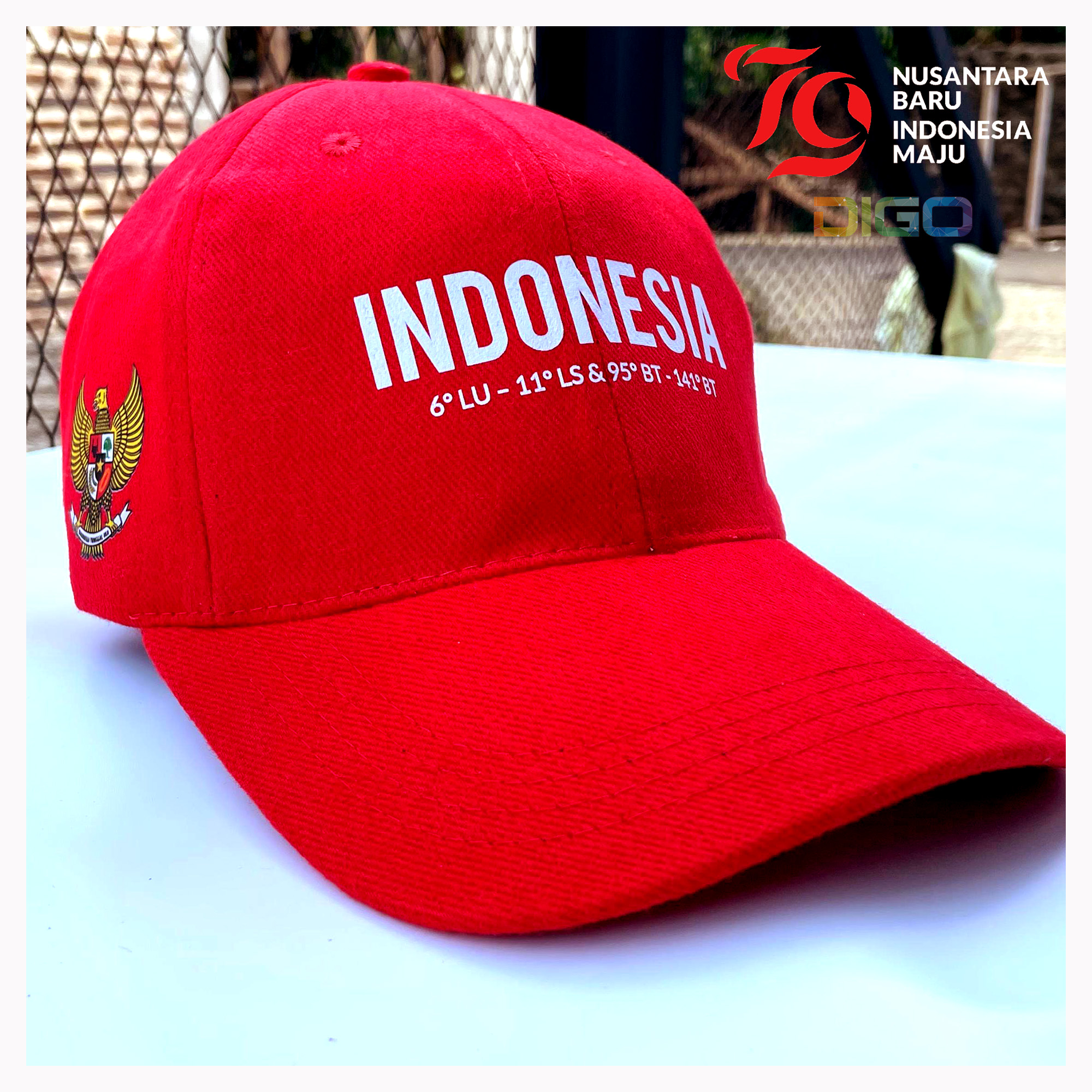 Topi 17 Agustus Indonesia Merdeka 76 tahun Pancasila Premium | Lazada ...