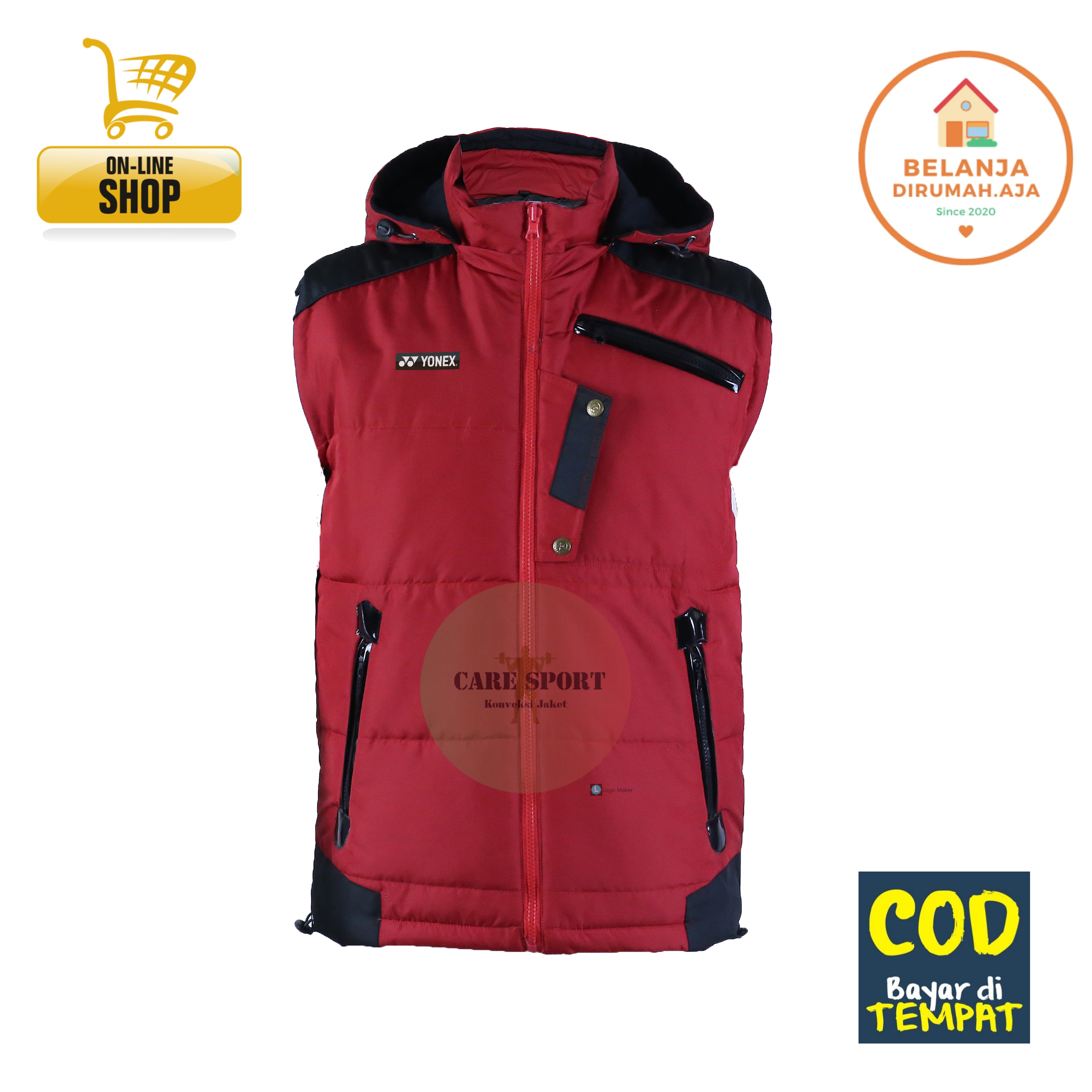 ROMPI BADMINTON YNX ROMPI OLAHRAGA / MOTOR/ PELINDUNG DADA/ LAPANGAN ...