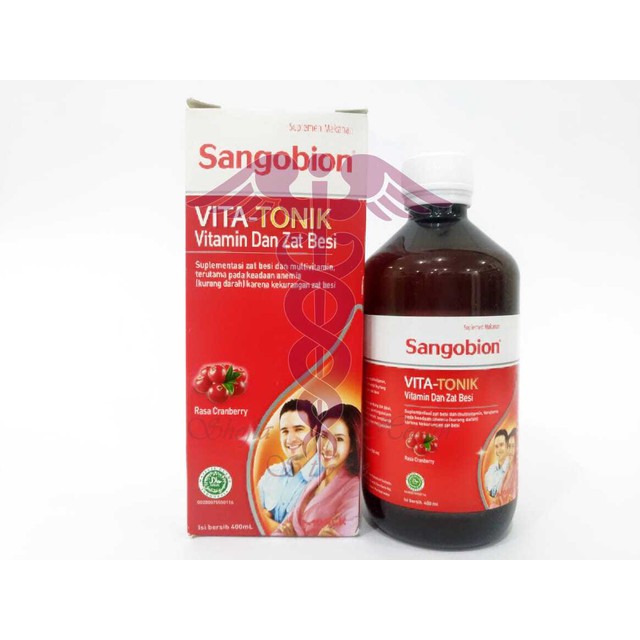 Asli Sangobion Vitatonik 400 ml Syrup / Vitamin & Mineral | Lazada ...