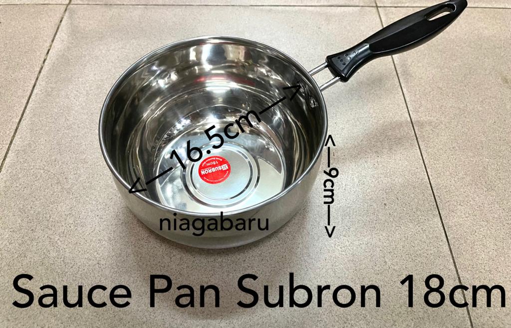 Panci Susu Stainless Steel 18 CM Subron Tanpa Tutup | Lazada Indonesia