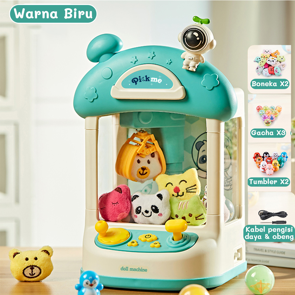 Mainan Mesin Capit Boneka Mini Mainan Claw Machine Dengan Musik Dan ...