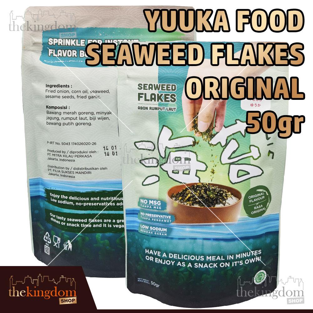 Yuuka Food Seaweed Flakes 50gr Original Abon Rumput Laut MPASI Anak ...