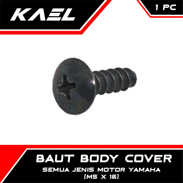 Baut Body Cover Semua Jenis Motor Yamaha M5 x 16 Baud Bodi Cacing ...