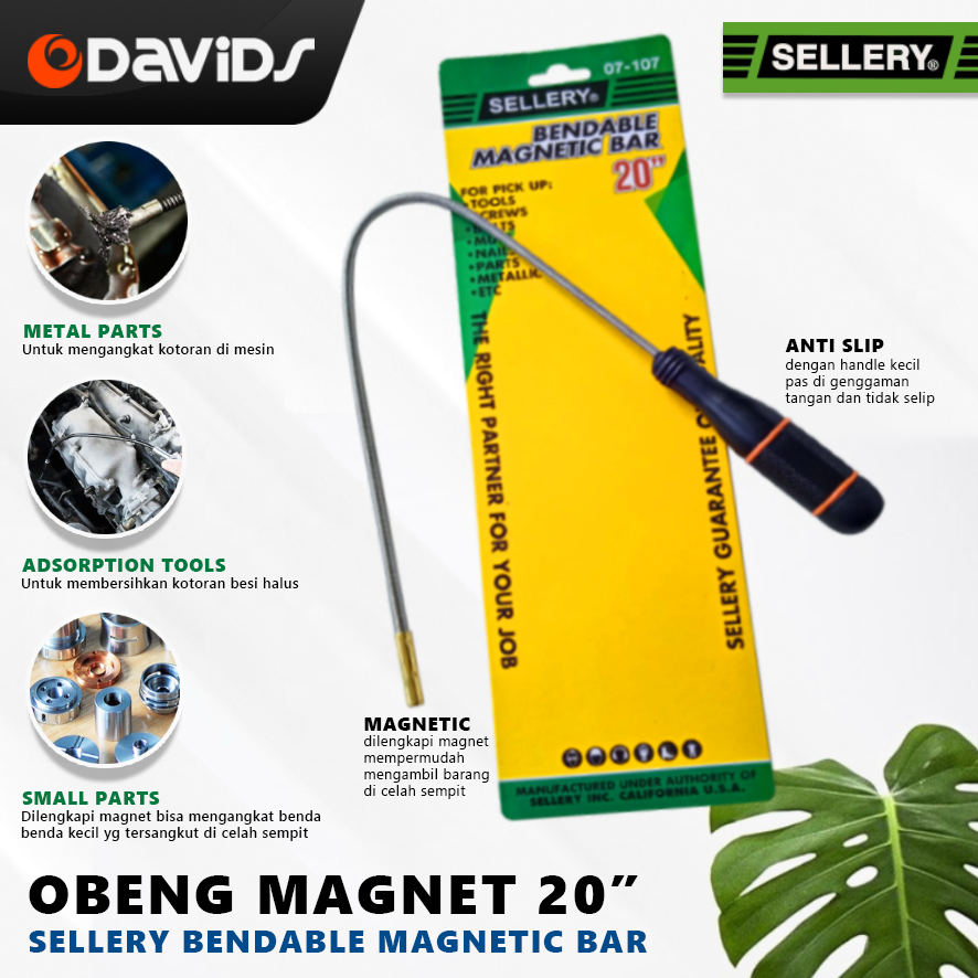Obeng Magnet Tongkat Bendable Magnetic Bar 20 Inch Sellery | Lazada ...