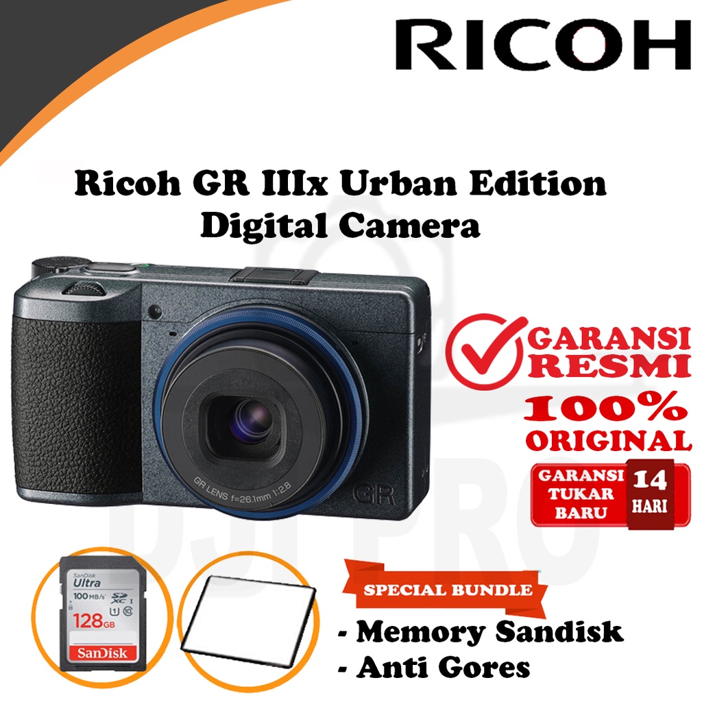 Ricoh GR III X Urban Edition Kamera Ricoh GRIII X GR IIIX Urban Resmi ...