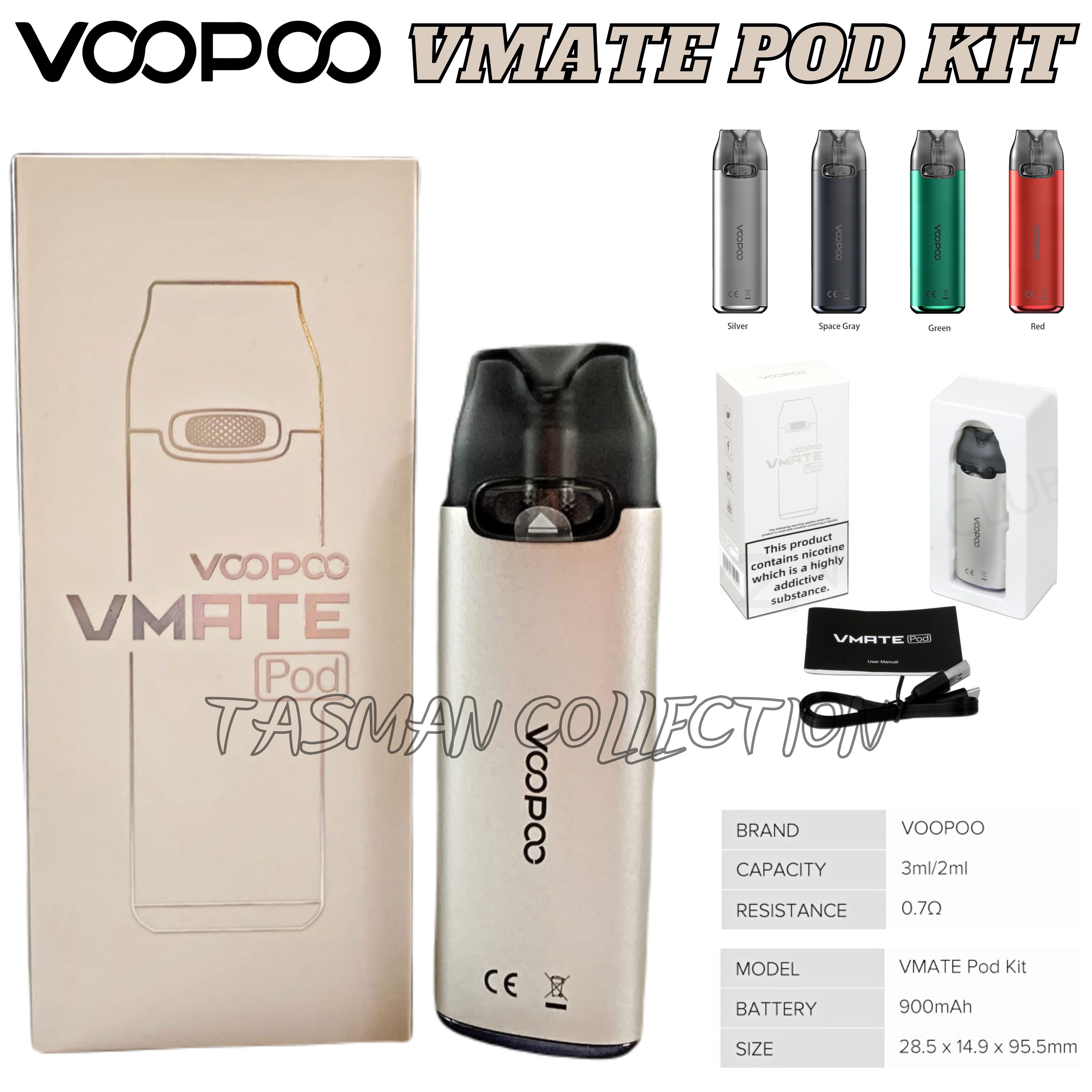 POD MURAH VMATE POD KIT 17W 900mAh by VOPOO | Lazada Indonesia
