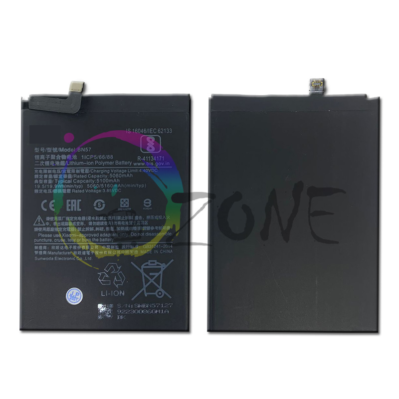 BATERAI BATRE XIAOMI POCOPHONE POCO X3 - X3 NFC - X3 PRO BN57 BATTERY ...